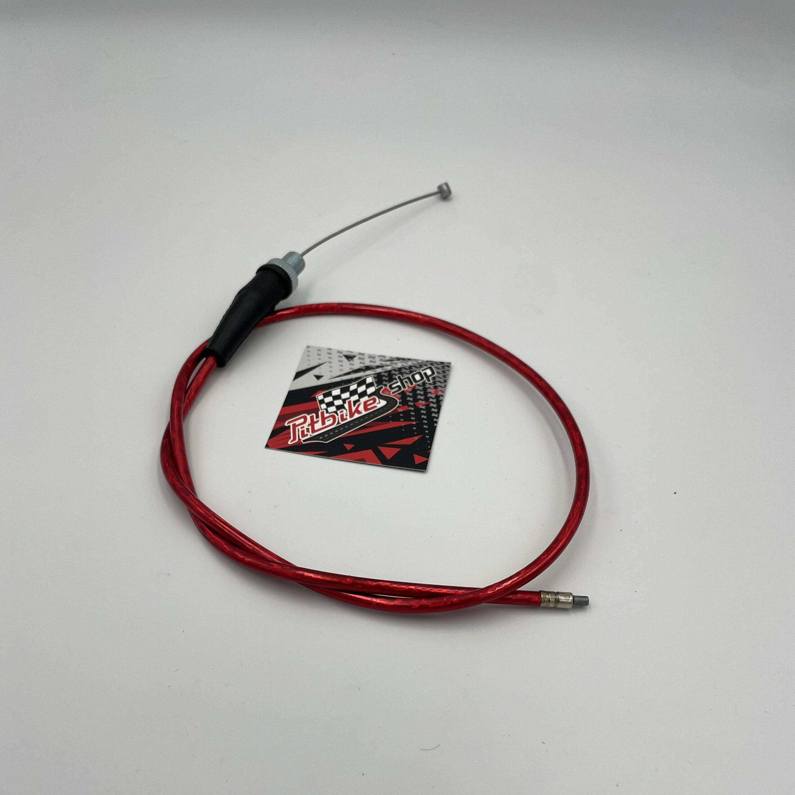 Ντίζα γκαζιού 1/2 κόκκινο χρώμα για Kayo | Pitbikes.shop
